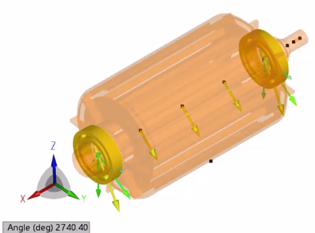Suppression of the Gyroscopic Effect in Motor Rotor Dynamics by Viscous ...