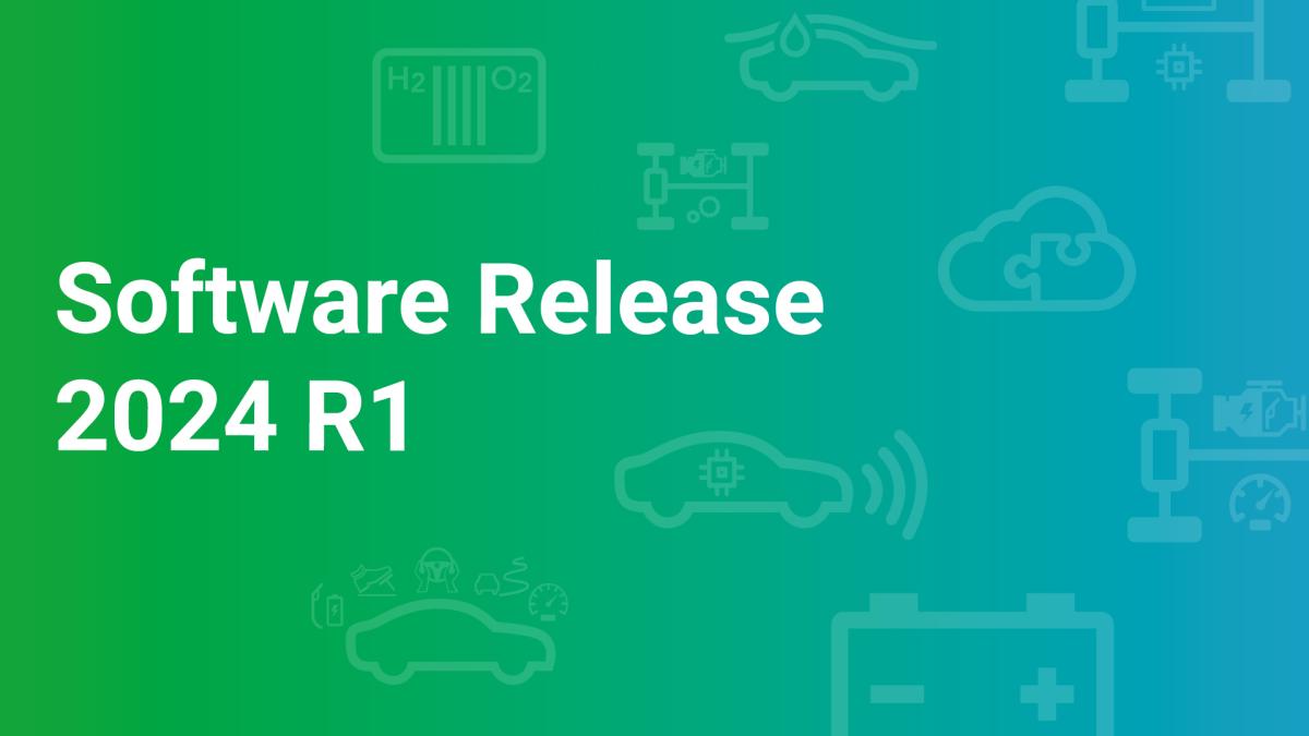 AVL Simulation Software Release 2024 R1 | AVL