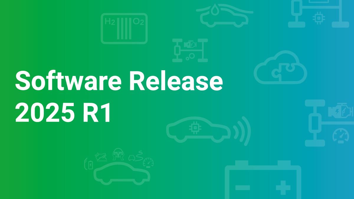 AVL Simulation Software Release 2025 R1 | AVL